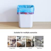 China Biodegradable Drawstring Trash Bag 450x500mm HDPE Kitchen Waste Disposal for sale