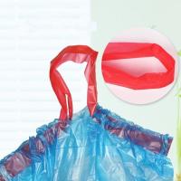 China Biodegradable Drawstring Trash Bag 450x500mm HDPE Kitchen Waste Disposal for sale