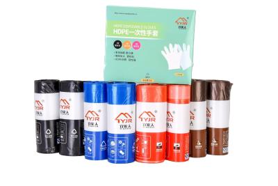 중국 HDPE/LDPE 재료 구조 별 봉지 플라스틱 쓰레기 봉지 친환경 및 인증 판매용