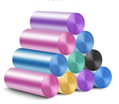 China Customed Biodegradable Plastic PE Vest Type Reusable Bags on Roll for Supermarkets for sale