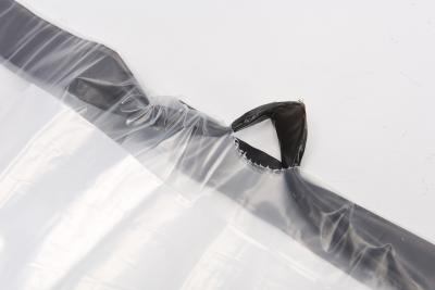 China HDPE LDPE MDPE Square Bottom Bag Office Household Portable Automatic Closing Drawstring Plastic Bag for sale