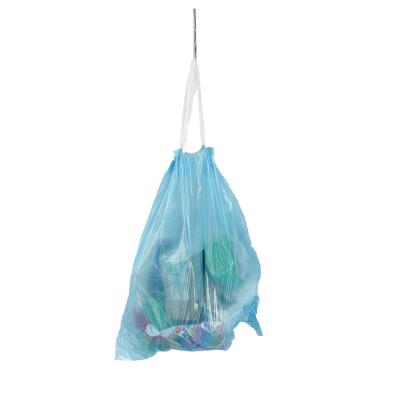 China Household Portable Drawstring Garbage Bag with Thick Rope and Disposable Material for sale