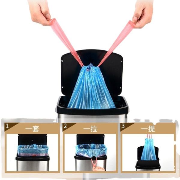 Quality Thickened and Leak-proof Drawstring Garbage Bag for Household Office in Various Sizes for sale