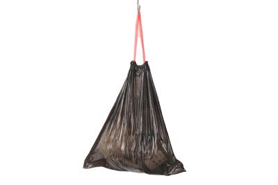 China 38X50 Black Trash Mil Individually Folded Hdpe Plastic Garbage Bag for B2B Purchasing for sale