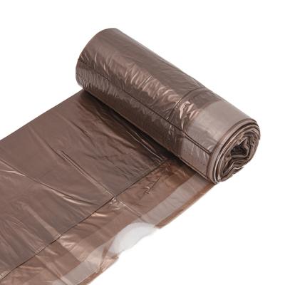China 38X50 Black Trash Mil Individually Folded Hdpe Plastic Garbage Bag for B2B Purchasing for sale