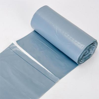 中国 オフセット印刷付き黒いプラスチック高密度ラインナーゴミ袋 販売のため