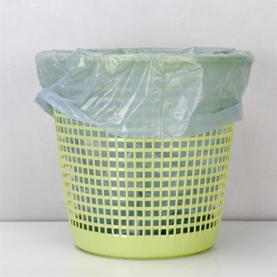 中国 オフセット印刷付き黒いプラスチック高密度ラインナーゴミ袋 販売のため