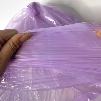 中国 オフセット印刷付き黒いプラスチック高密度ラインナーゴミ袋 販売のため