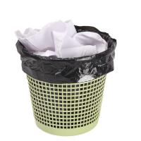 China Industrial Drawstring Trash Sack on Roll PE Garbage Bag 20L Custom for sale