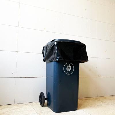 Κίνα Προσαρμοσμένο μέγεθος ατομικά διπλωμένο HDPE πλαστικό καθαριστικό εργολάβος συσκευασία σακούλα σκουπιδιών προς πώληση