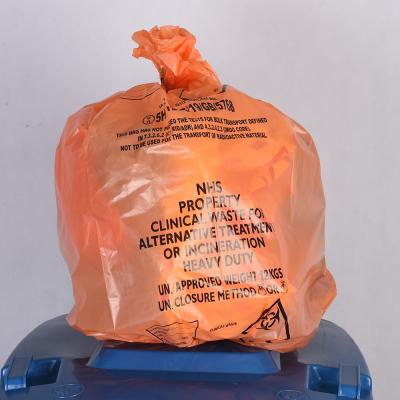 China Conveniently Dispose of Medical Waste with Durable Square Bottom Plastic Bin Liners for sale
