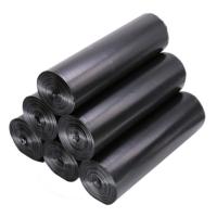 China Custom Black Plastic Garbage Bag 1000x1200mm HDPE LDPE for Large Waste Containers for sale