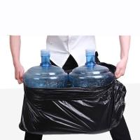 China Custom Black Plastic Garbage Bag 1000x1200mm HDPE LDPE for Large Waste Containers for sale
