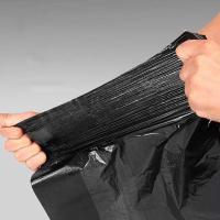 China Custom Black Plastic Garbage Bag 1000x1200mm HDPE LDPE for Large Waste Containers for sale