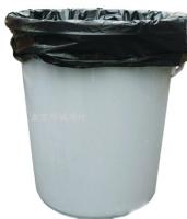 China Custom Black Plastic Garbage Bag 1000x1200mm HDPE LDPE for Large Waste Containers for sale