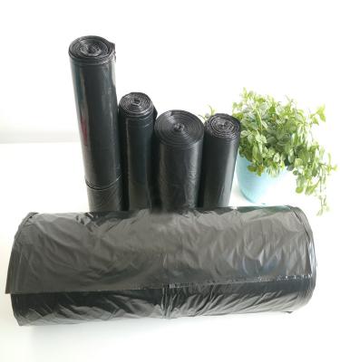 China Custom Order Accepted Extra Strong Black LDPE Plastic Garbage Bags for Constructive Wastes for sale