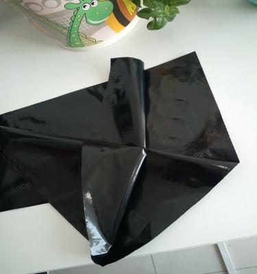 China Custom Order Accepted Extra Strong Black LDPE Plastic Garbage Bags for Constructive Wastes for sale