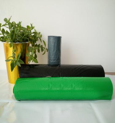 China Custom Order Accepted Extra Strong Black LDPE Plastic Garbage Bags for Constructive Wastes for sale