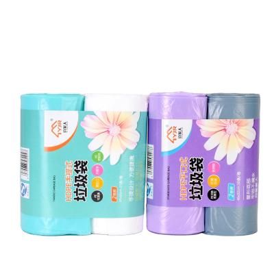 중국 OK 콤포스트 인증을 가진 다채로운 두꺼운 고품질 HDPE 드래그 스트링 쓰레기 봉지 판매용