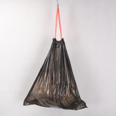 China 15Pcspack Drawstring Garbage Bag Plastic Colorful Trash Roll for Kitchen Compostable for sale