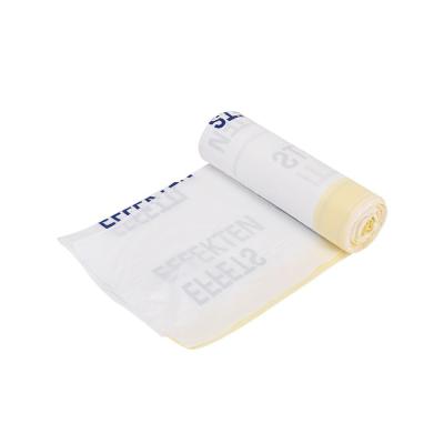 China 15Pcspack Drawstring Garbage Bag Plastic Colorful Trash Roll for Kitchen Compostable for sale