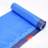 China Custom Logo Drawstring Garbage Bag 730x840mm HDPE LDPE Waste Management for sale