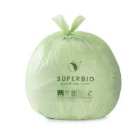 China Custom Biodegradable Garbage Bags 40% Biosource Material 8-15kg Load Eco Friendly Packaging for sale