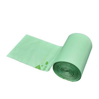 China Certificate OK Compost 100% Compostable Biodegradable Cornstarch Garbage Bags Made for sale
