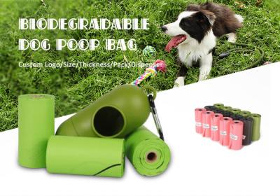 China Custom Order Acceptance Biodegradable PE Dog Cat Waste Bags for Toilet Garbage Disposal for sale