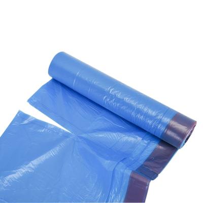 China Household Products Industrial Thicken Hdpe Garbage Bag Flexo Printing coloured dustbin bags for sale
