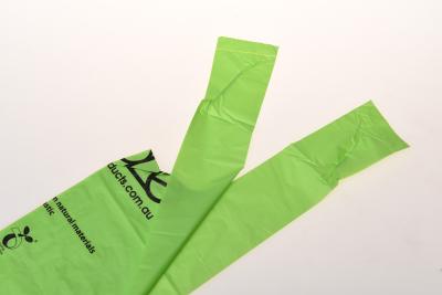 China Green 40% Biosource Custom Grocery Plastic Reusable Shopping Bags Square Bottom for sale