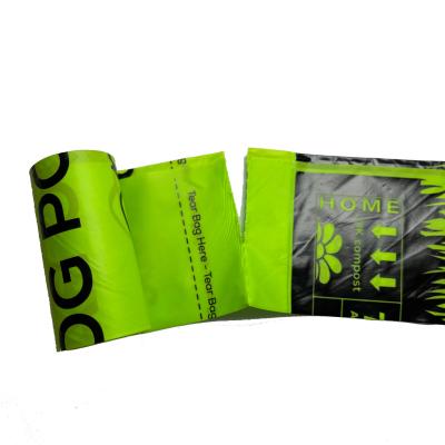 China 100% Biodegradable Plastic Dog Poop Waste Bag Customized Size with Logo Customized Logo for sale