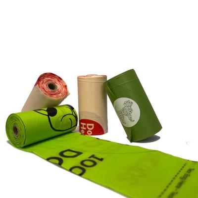 China 100% Biodegradable Plastic Dog Poop Waste Bag Customized Size with Logo Customized Logo for sale