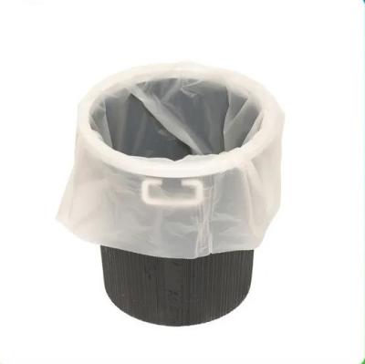 Chine Logo personnalisé Porteur de poubelle noire Refus biodégradable Sacs à ordures jetables Carré Fond à vendre