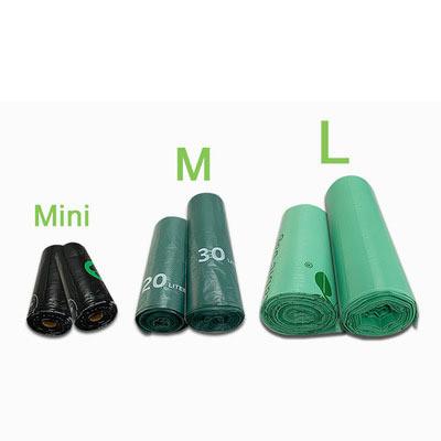 China Vest Handle Kitchen Plastic Biodegradable Bag Customized  Convenient Drawstring For Easy Take Out for sale