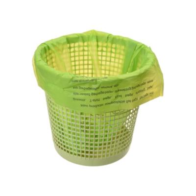 China Green White Biodegradable Plastic Bags Transparent Thickness Custom Compostable Clear Bags for sale