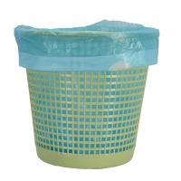 China Biodegradable Drawstring Garbage Bag 40% Biosource Material Custom Size 12-50 Mic for sale