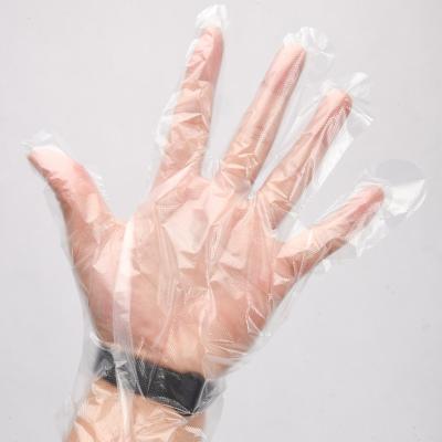 Cina Spessore HDPE trasparente Polietilene di plastica usa e getta Guanti per il servizio alimentare Cucina Impermeabili domestici in vendita