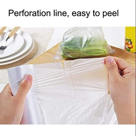 Quality Plastic Produce Bags Roll 5-40 Mic Thickness Ideal For Bread Fruit And Veg Bags for sale