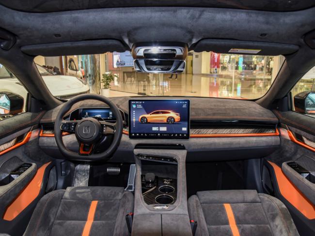 New Energy Vehicles 2024 Zeekr001 You100kwh EV Black Orange Sport Automobiles New EV Car