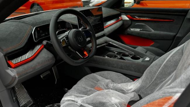 2024 Produce Old Style Low Price Zeekr 001 You Edition 100 Kwh Orange Color with Z-Sport