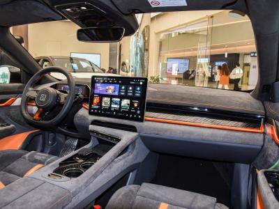 Cina Autovettura elettrica a sospensione indipendente a doppia spalla 2024 Zeekr001 You100kwh AWD Nero Arancio in vendita