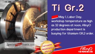 China AlloyO Special Metal: Non-standard parts of Commercial Pure Titanium GR.2 are processing for sale
