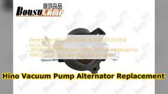 Hino Truck Vacuum Pump Alternator S2930 01481 High Performance
