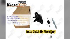 Isuzu 4HF1 Clutch Slave Cylinder Replacement 8970328471