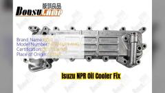 Isuzu NPR 4HF1 4HG1 Oil Cooler Housing Replacement