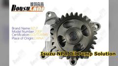 Isuzu NPR 4HK1 4HF1 Oil Pump Replacement 8980175851