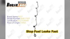 Original 4HK1 Fuel Injector Return Pipe for ZX200 Excavator
