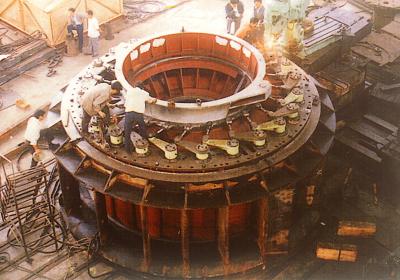 Cina Sistema di raffreddamento olio-acqua Turbina Kaplan verticale Turbina idraulica in vendita