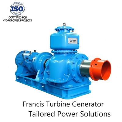 China Customized Hydro Units Francis Hydro Turbine with Brushless Excitation and Copper-core Cables for sale